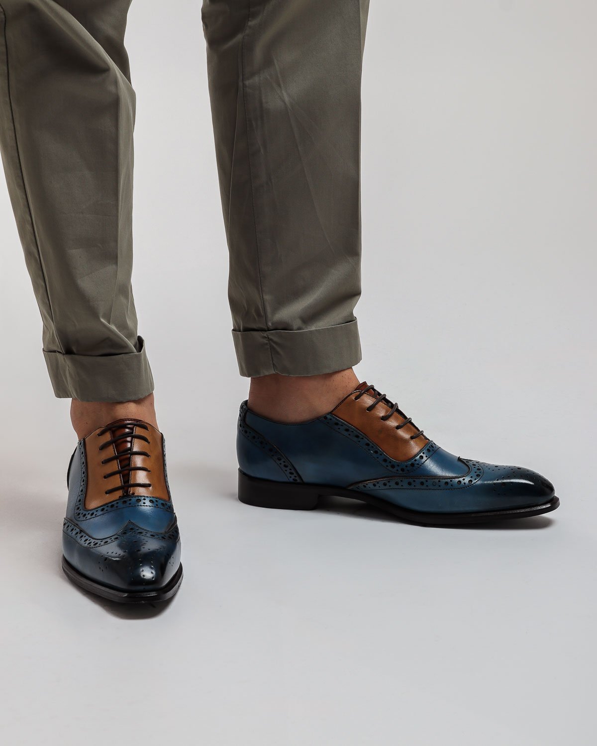 Oxford Two Tone mit Brogue-Design online | Andrea Nobile